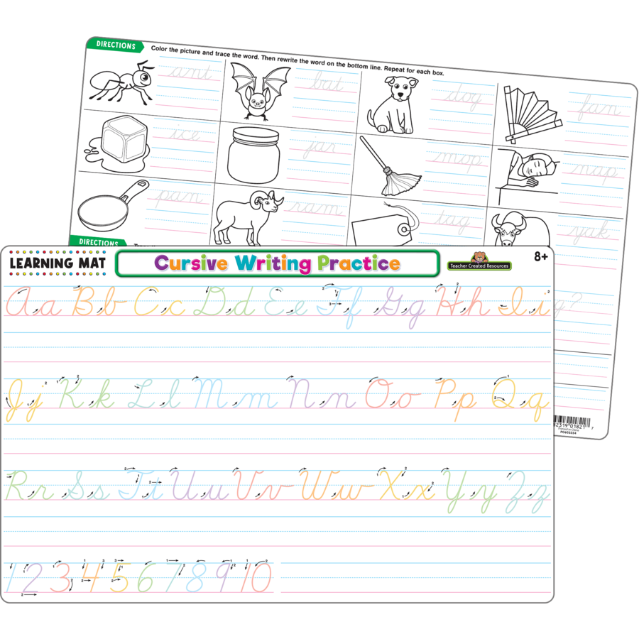 Cursive Writing Practice Learning Mat | Teachables Educational Supply Store Cursive Writing Practice Learning Mat | Teachables Educational Supply Store