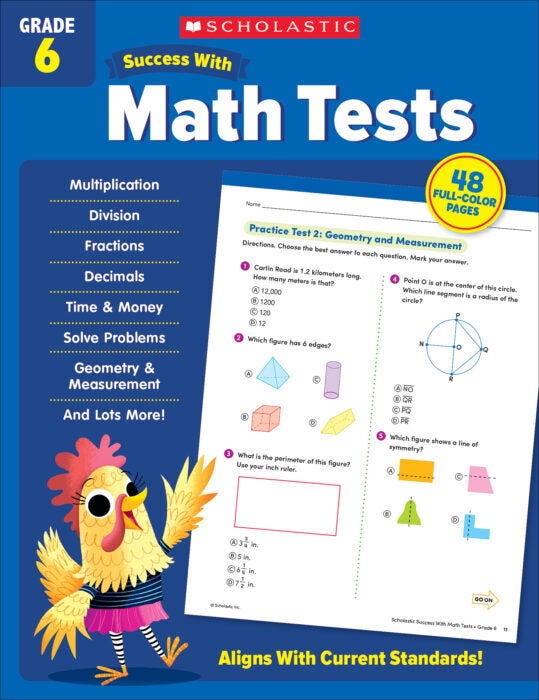 MATH TESTS GRADE 6 | Teachables Educational Supply Store