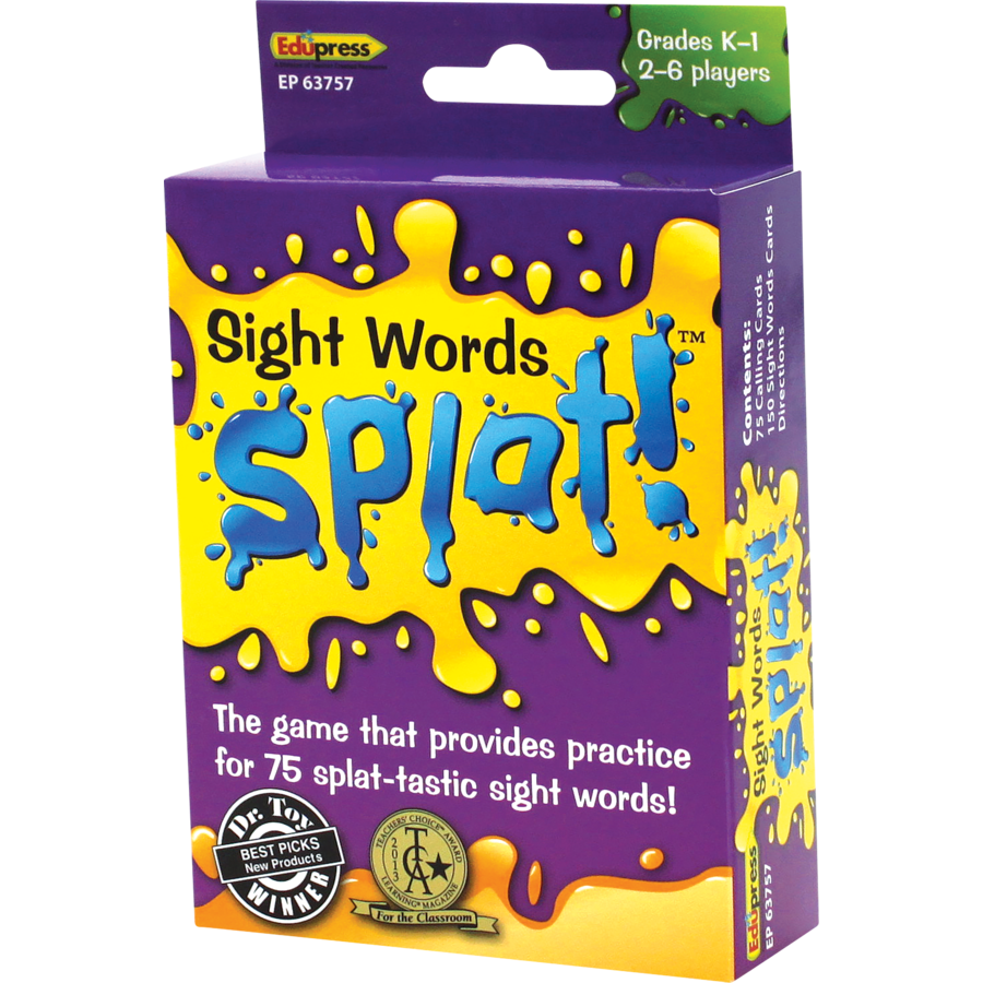 Sight Words Splat Game Grades K-1 | Teachables Educational Supply Store