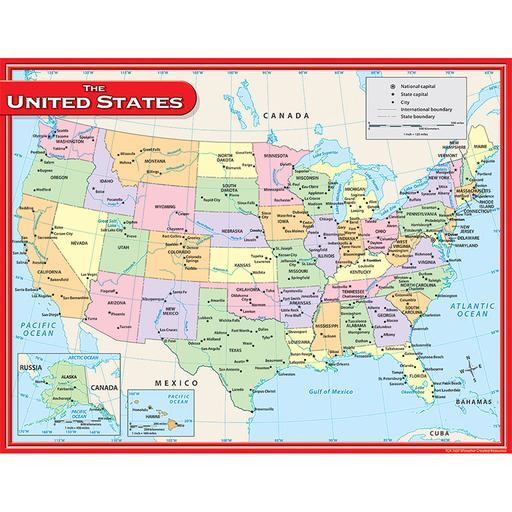 US Map Chart | Teachables Educational Supply Store
