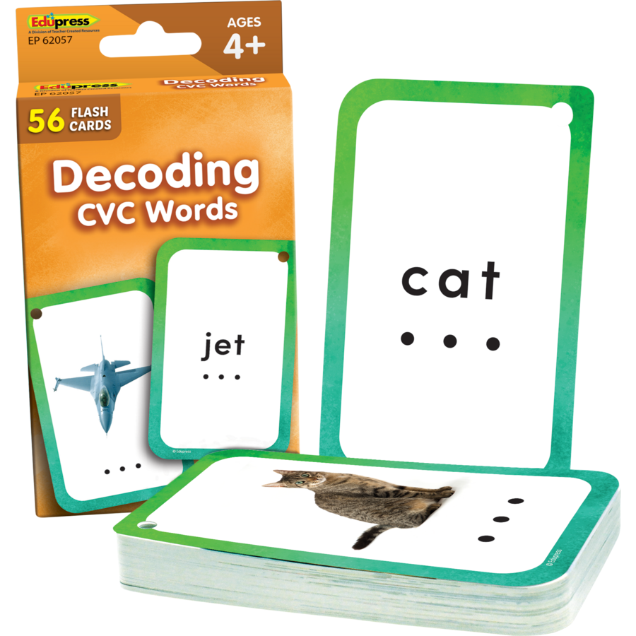 Decoding CVC Words Flash Cards | Teachables Educational Supply Store