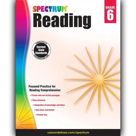 Spectrum Reading Comprehension Grade 6 Workbook | Teachables ...