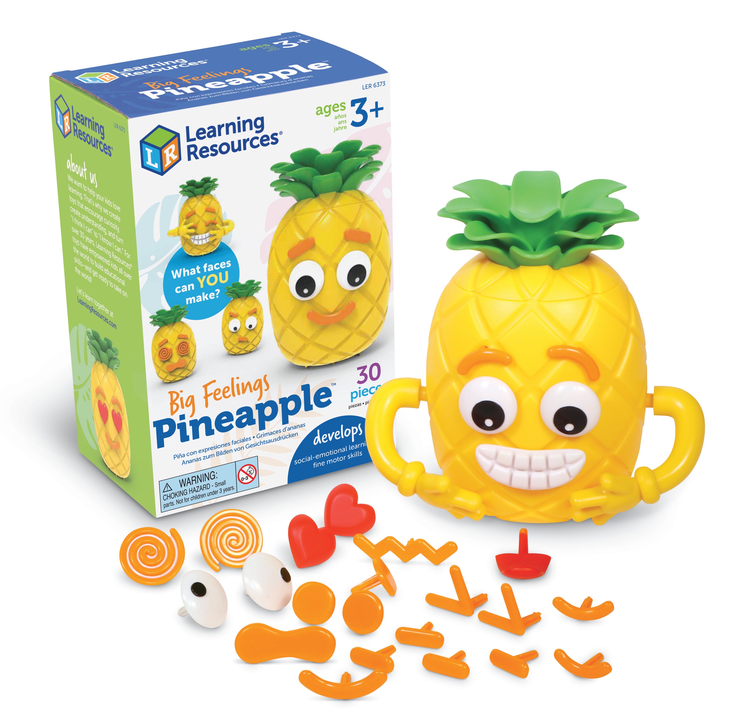 BIG FEELINGS PINEAPPLE!™ Facial Expressions Toy | Teachables ...